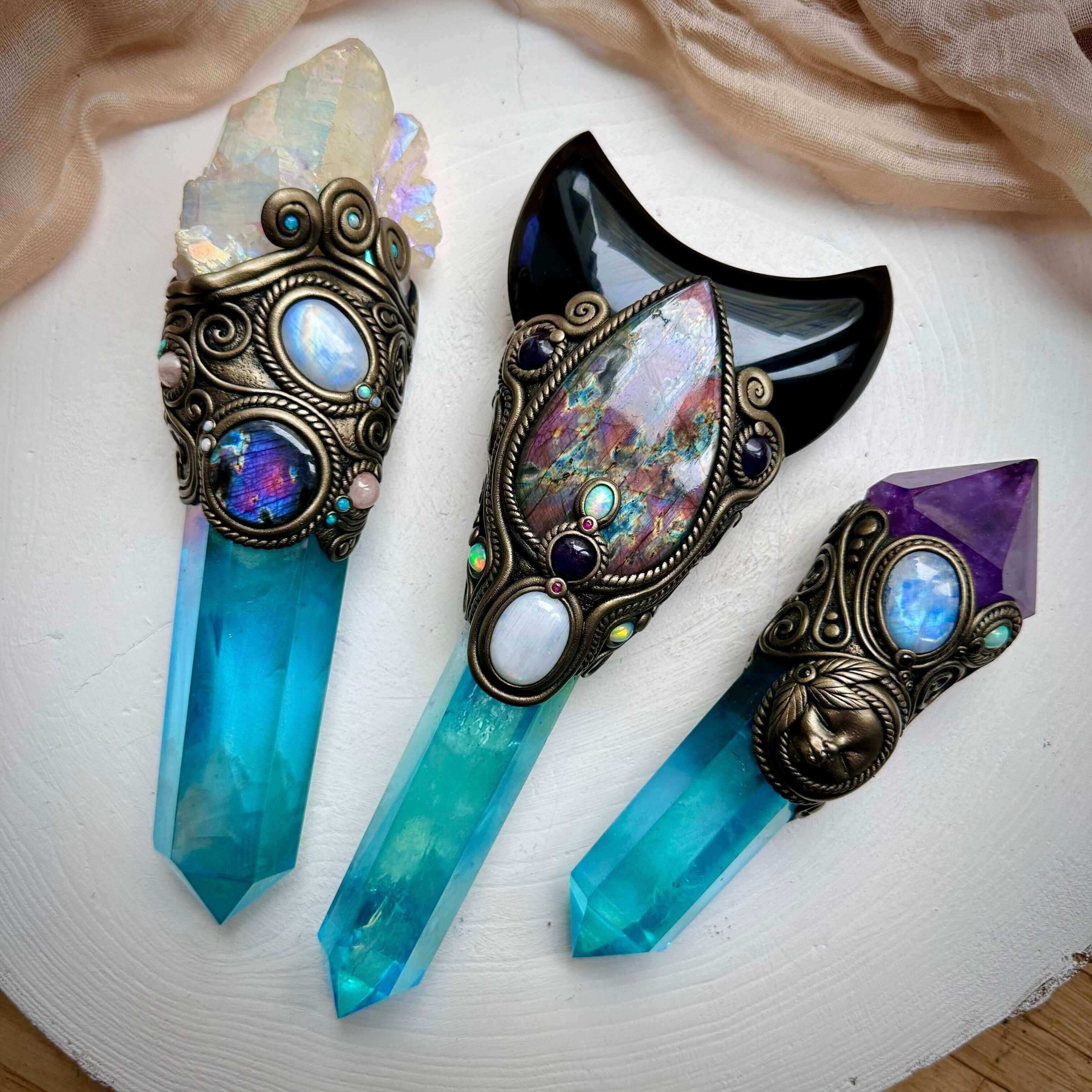 Crystal Wands | Unique Energy Tools by FairyGardenGlow